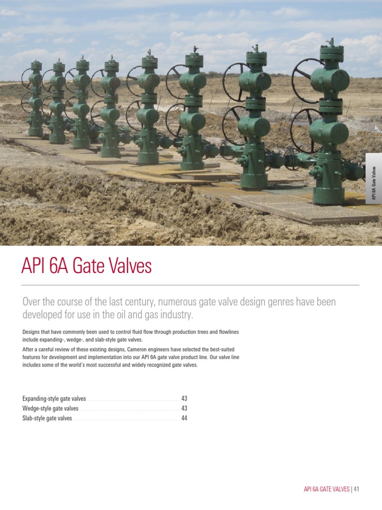 COS Gate Valve API 6A - FLS S Gate Valve - Brochure - Cameron | PDF ...