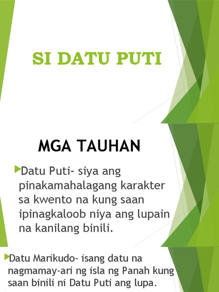 Datu Puti | PDF