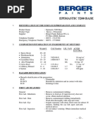 MSDS For COAL | PDF | Dangerous Goods | Coal