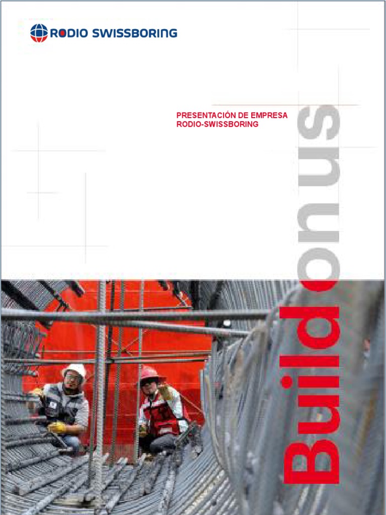 Presentación de Empresa Rodio-Swissboring | PDF | Fundación profunda ...