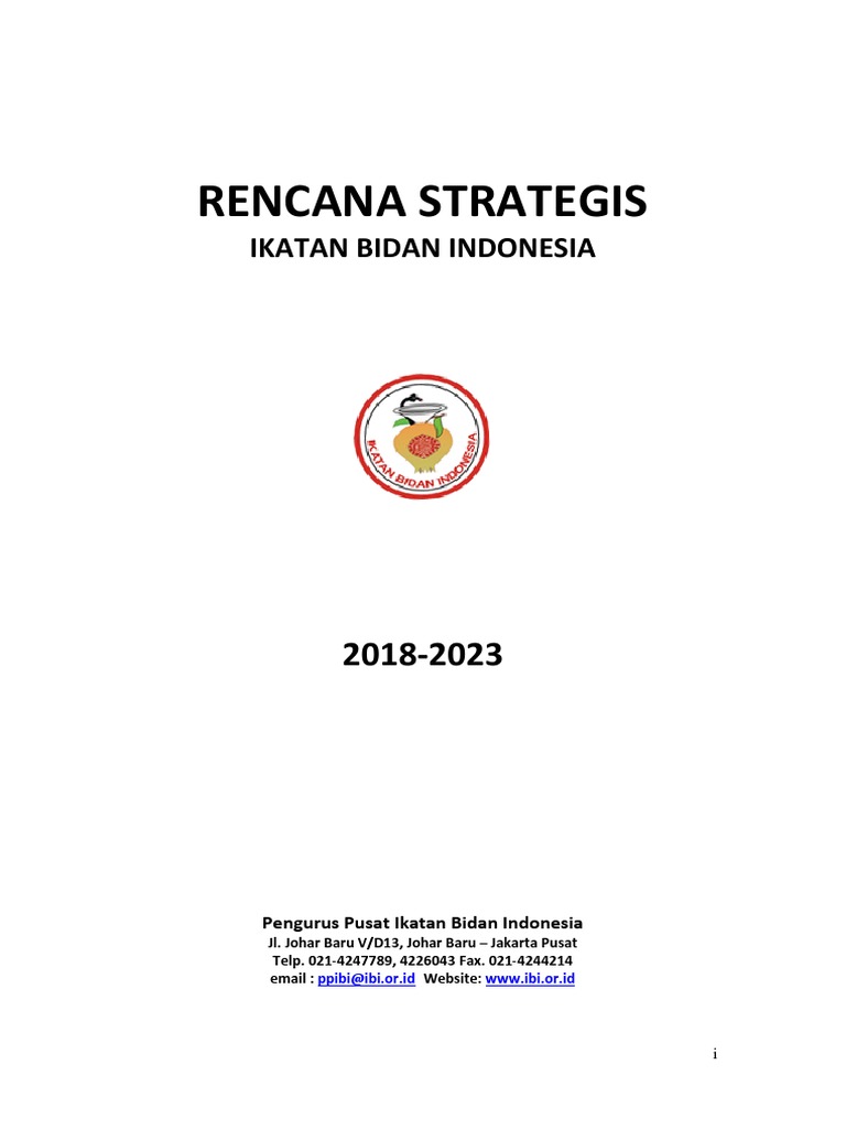 Renstra Ibi 2018-2023 - Final | PDF