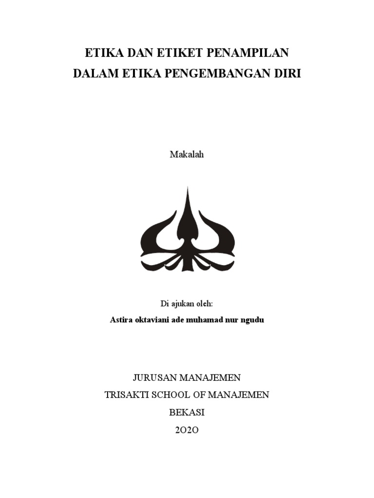 PENAMPILAN YANG BAIK DAN MENARIK | PDF