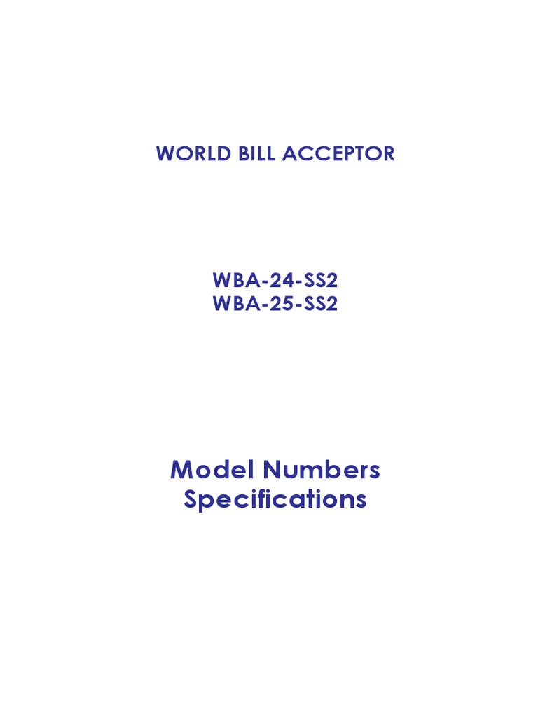 Wba Service Manual Pdf Error Detection And Correction Electrical