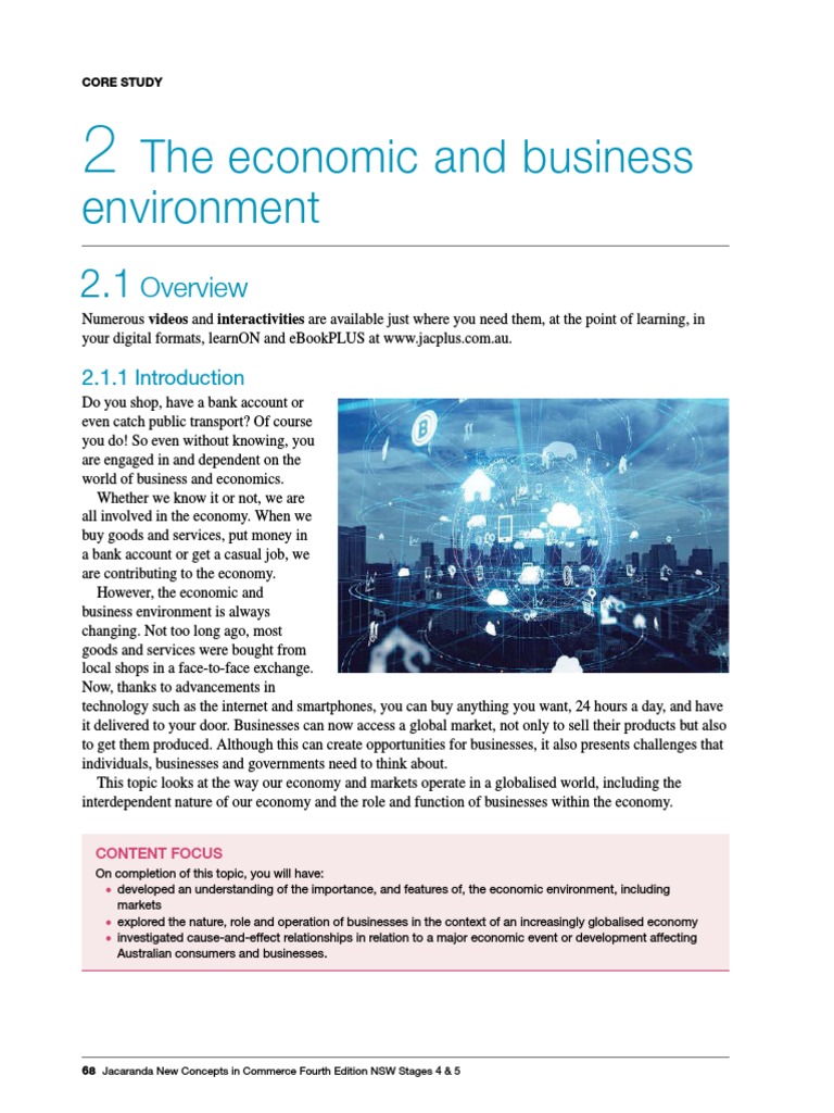 The Economic and Business Environment | PDF | Recession | Supply ...