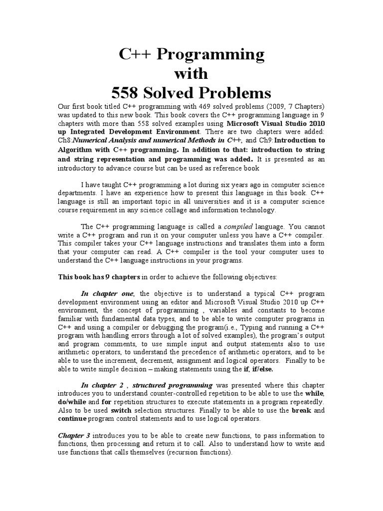 C Programming With 558 Solved Problems Pdf C Array Data Structure