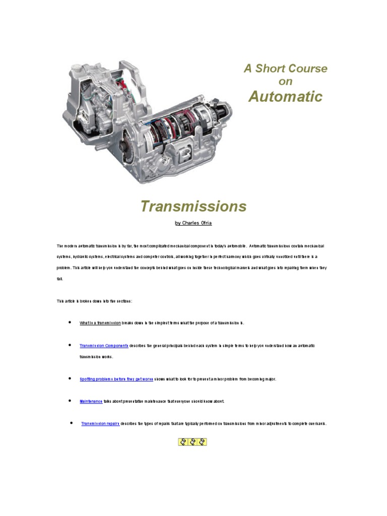 Automatic Transmission | PDF | Automatic Transmission | Transmission ...