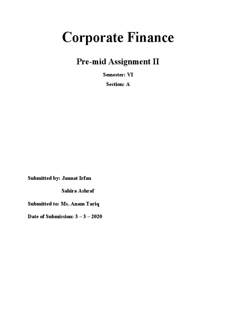 CF Assignment 2 | PDF | Cost–Benefit Analysis | Marginal Cost