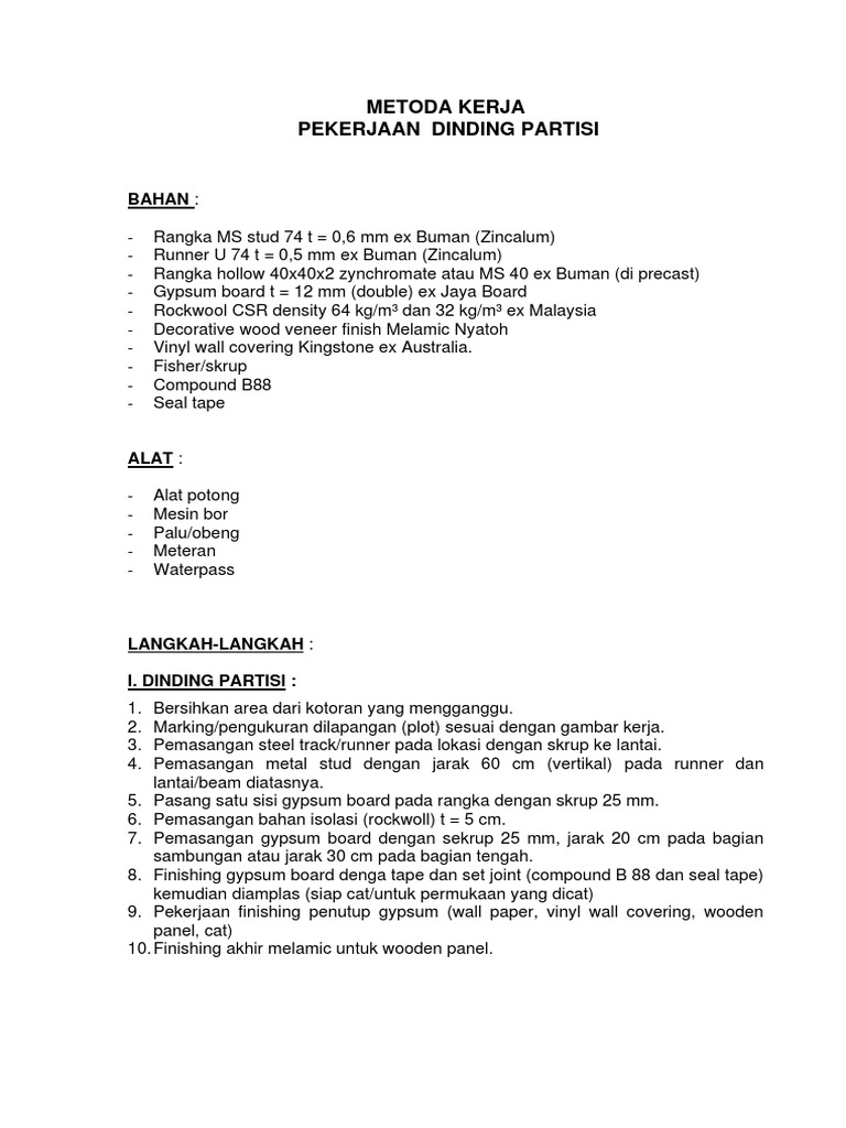 Metode Partisi | PDF