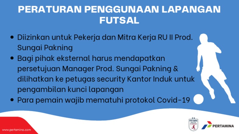 Peraturan Penggunaan Lapangan Futsal | PDF