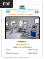 UTM Test Procedures | PDF | Strength Of Materials | Ultimate Tensile ...