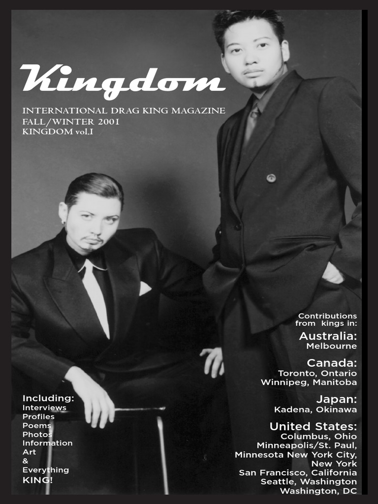 Kingdom: International Drag King Magazine | PDF | Beard | Hair
