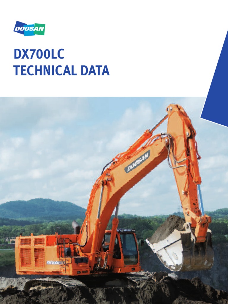 DX700LC Technical Data: Construction Equipment Construction Equipment ...