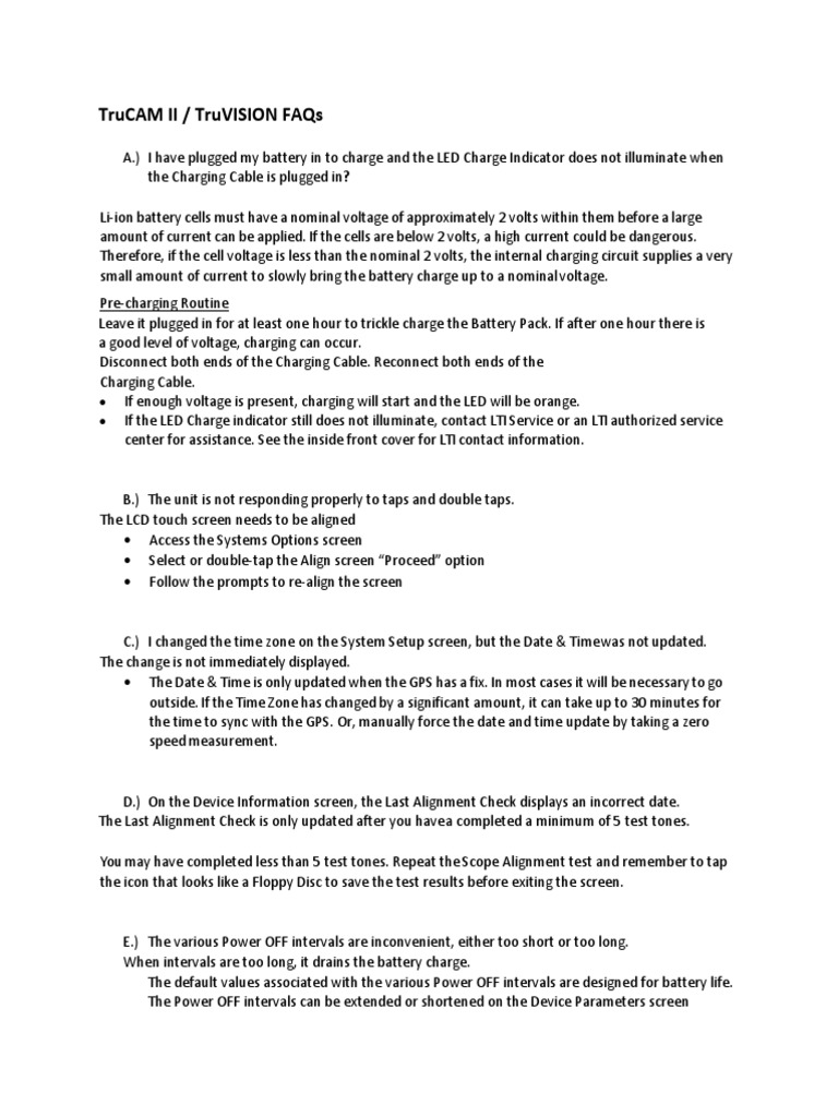 Trucam II Truvision Faqs Website | PDF | Shutter Speed | Shutter ...