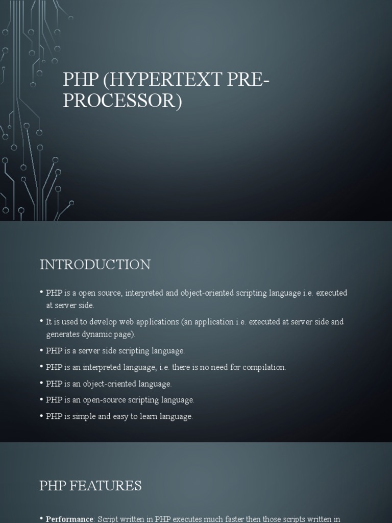 Php Hypertext Pre Processor Pdf Php Hypertext Transfer Protocol 