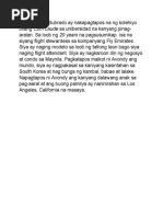 Bionote Example Tagalog | PDF