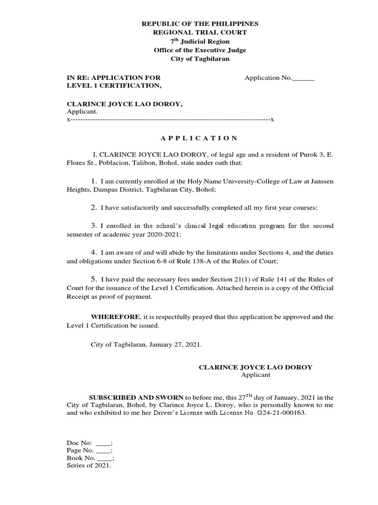 CLEP Application | PDF