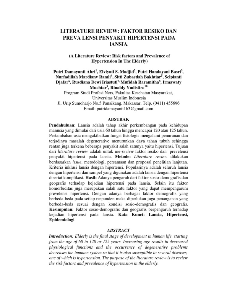 Contoh Literatur Review | PDF