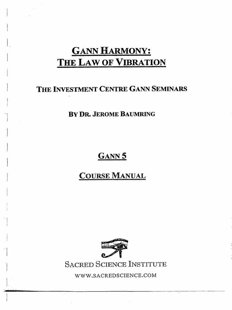 Gann V Course Manual | PDF