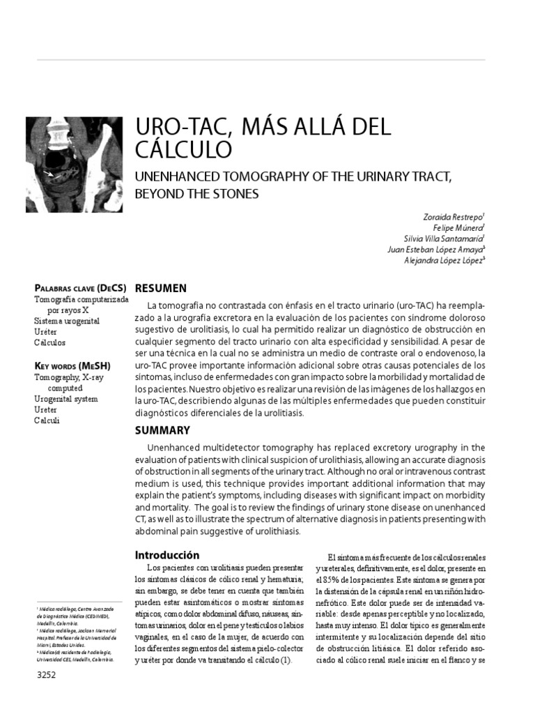 Urotac | PDF | Riñón | Especialidades Medicas