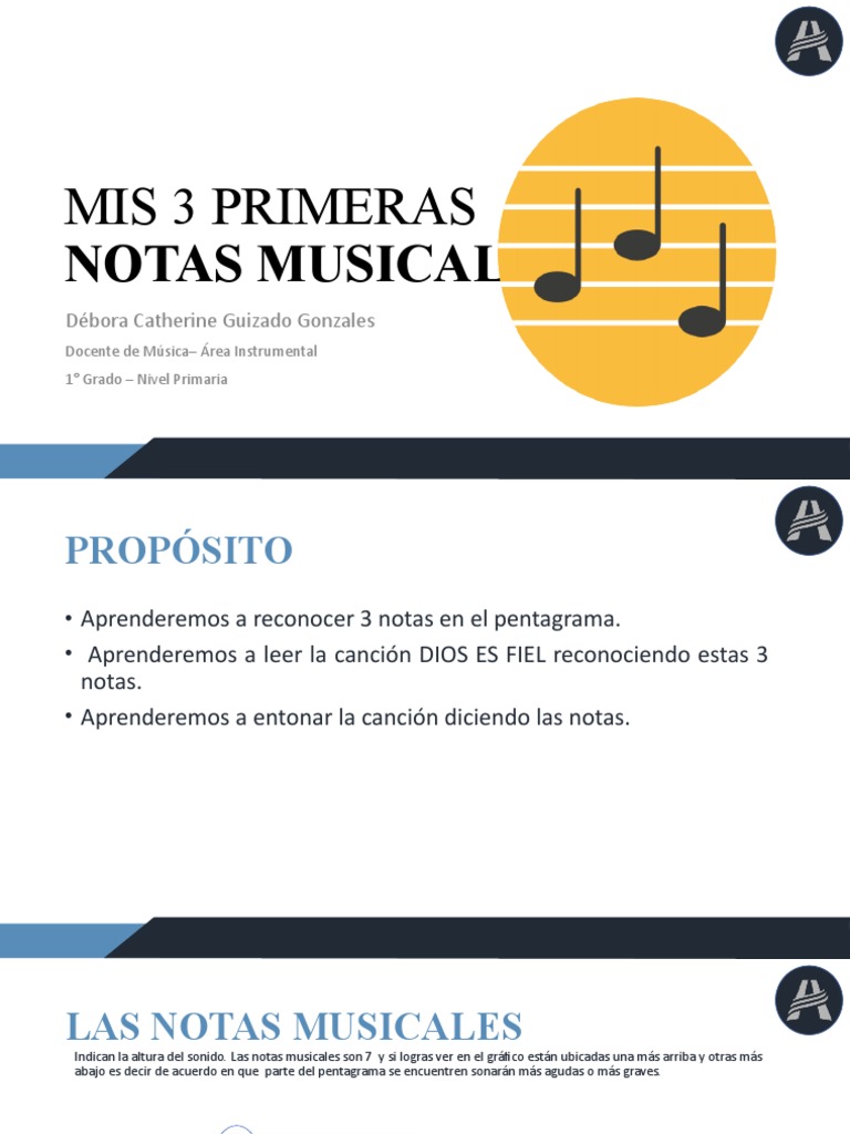 Mis Primeras Notas Musicales para Niños | PDF | Clave | Notación