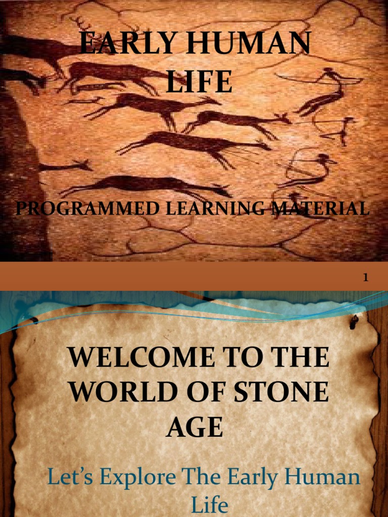 Exploring Early Human Life: Stone Age | PDF | Stone Age | Paleolithic