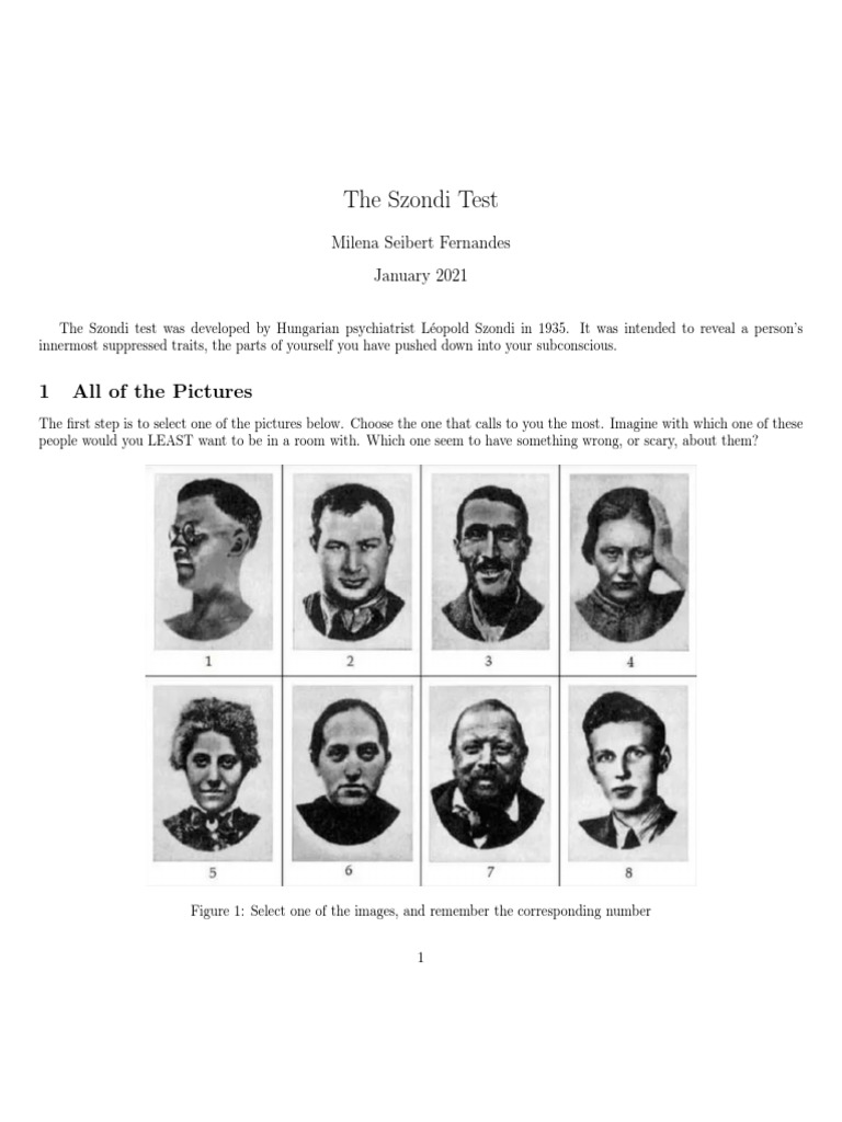 The Szondi Test | PDF | Anger | Feeling