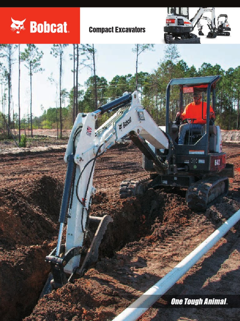 Bobcat Compact Excavator Range Brochure Us 1213 | PDF | Loader ...