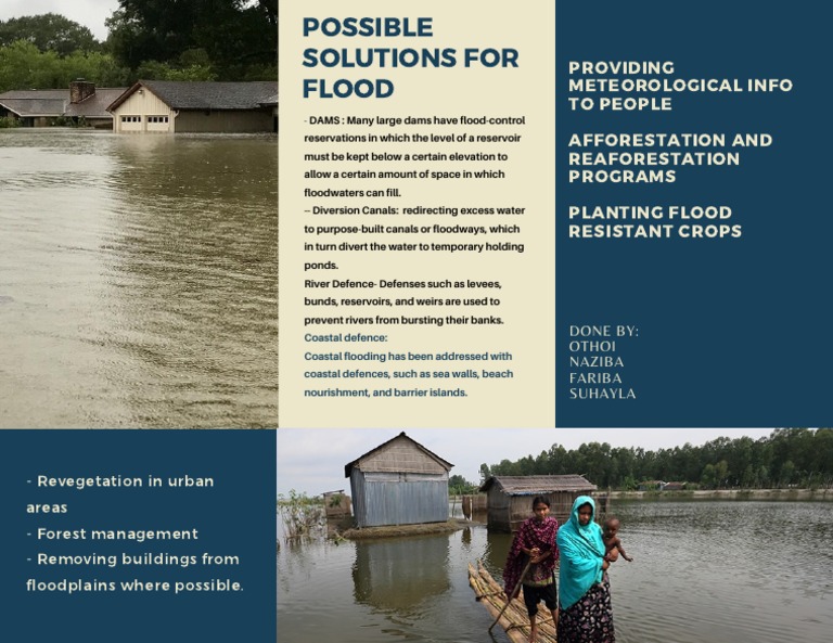 Possible Solutions For Flood | PDF
