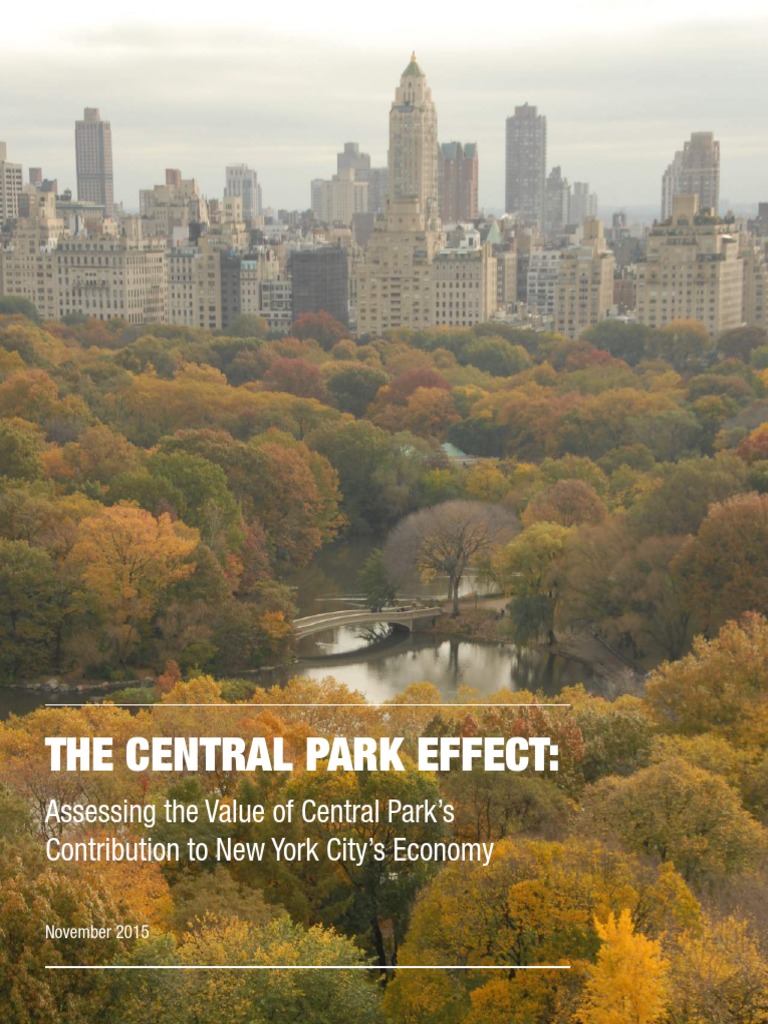 Central Park's Economic Impact Report | PDF | New York City | Economies