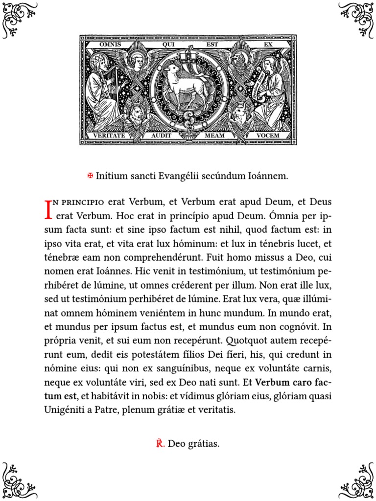 Altar Cards 1 Gospel | PDF