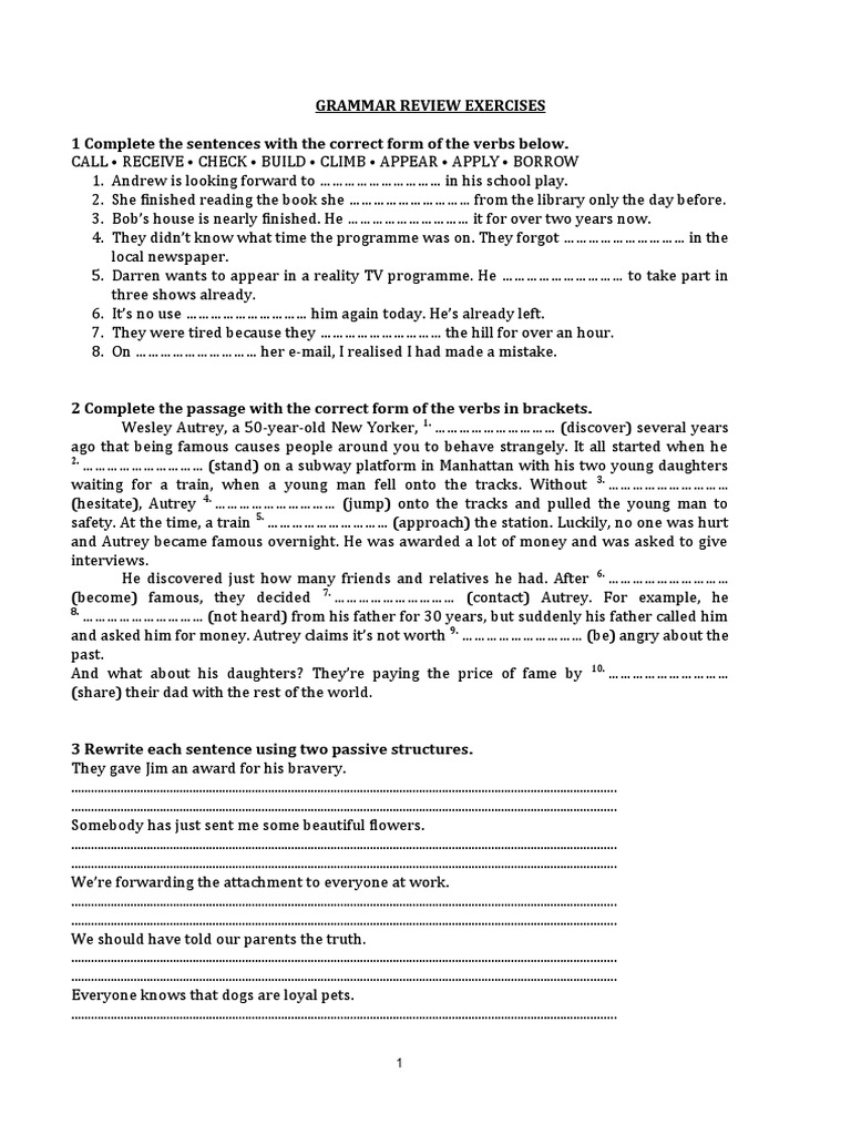 grammar-review-exercises-pdf-sentence-linguistics