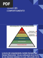 Escuela Del Comportamiento Humano | PDF | Sicología | Motivación