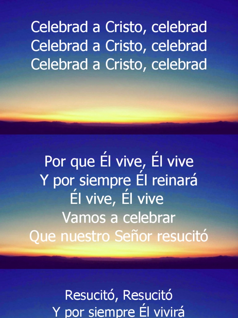 Celebrad A Cristo | PDF