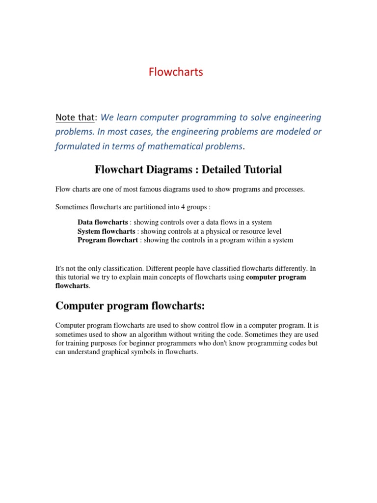 Flowcharts Chapter 2 | PDF | Computer Program | Programming Flowcharts Chapter 2 | PDF | Computer Program | Programming