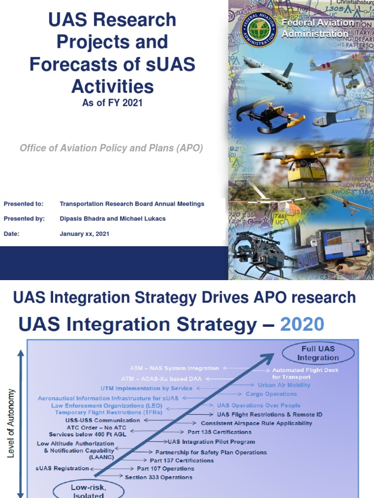 Forecasting Unmanned Aircraft Systems (UAS) Activities: An Analysis of ...