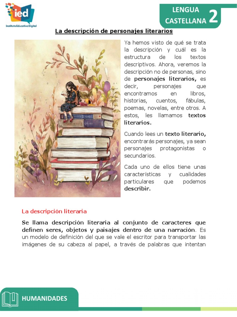 La Descripcion Literaria | PDF | Cuentos | Narrativa