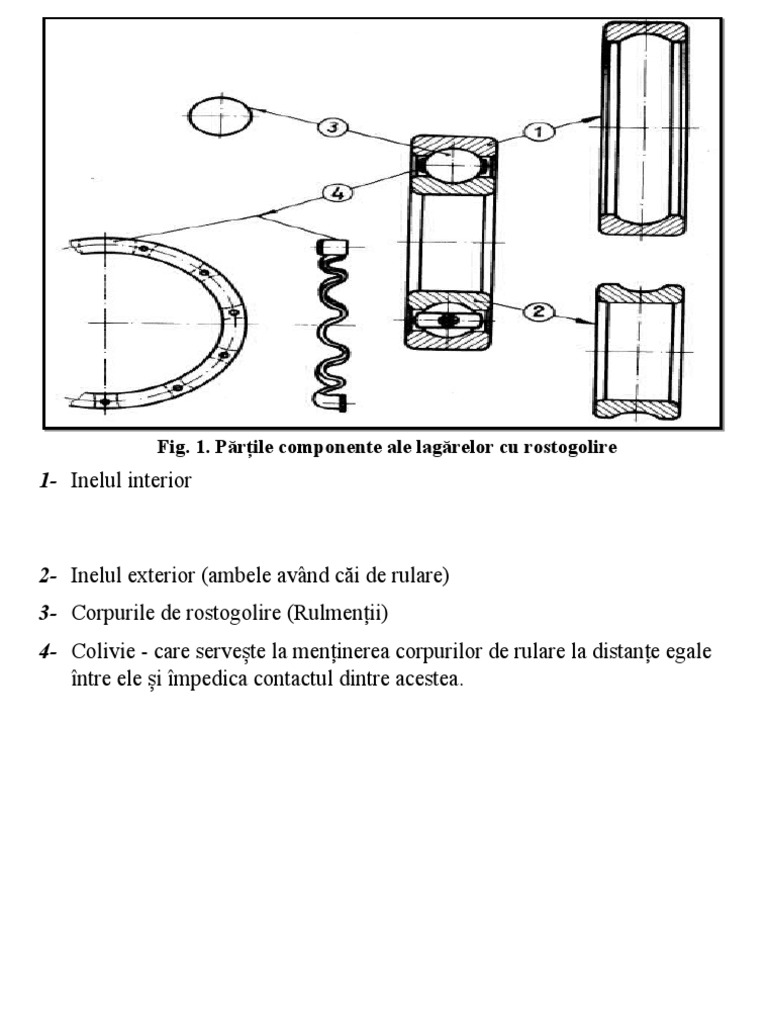 Partile Componente A Rulmentului | PDF