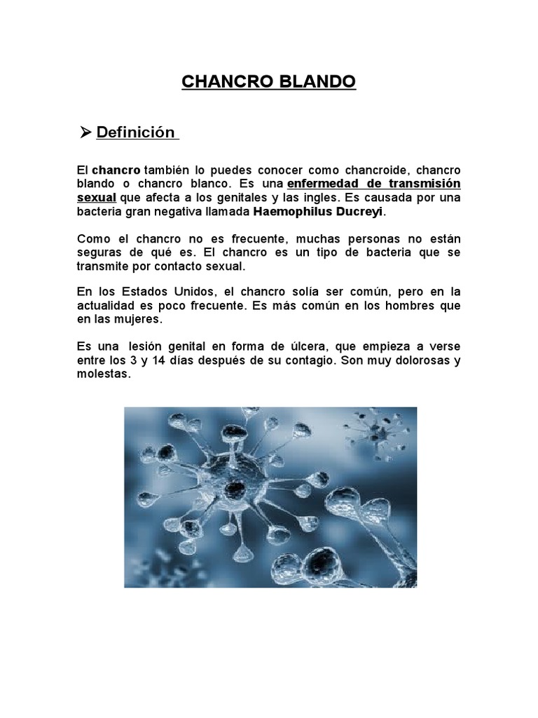 Chancro Blando | PDF | Salud pública | Ciencias de la Salud