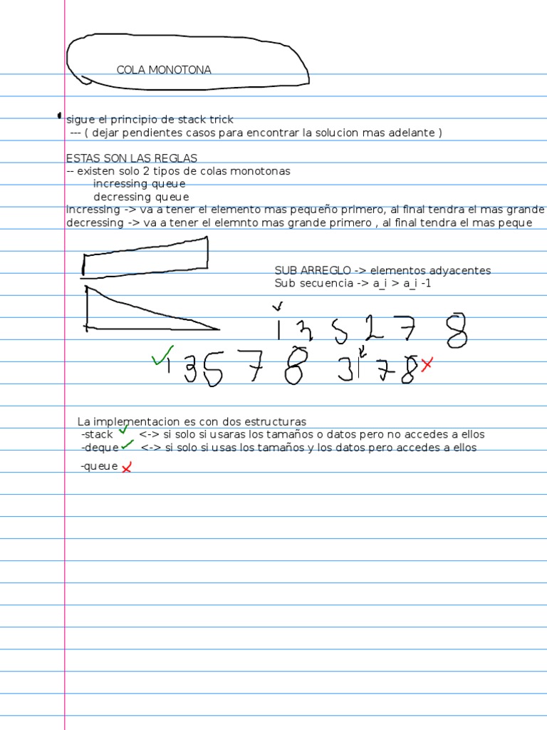 Monotone Queue | PDF