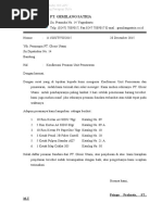 Surat Bentuk Indented Style Bahasa Indonesia (Muhammad Ilham) | PDF