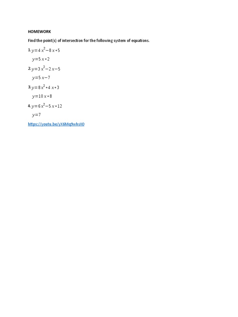 Assignment Simultaneous Equation | PDF