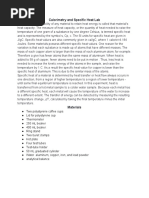 Thermal Energy Transfer Lab Guide | PDF | Heat | Temperature