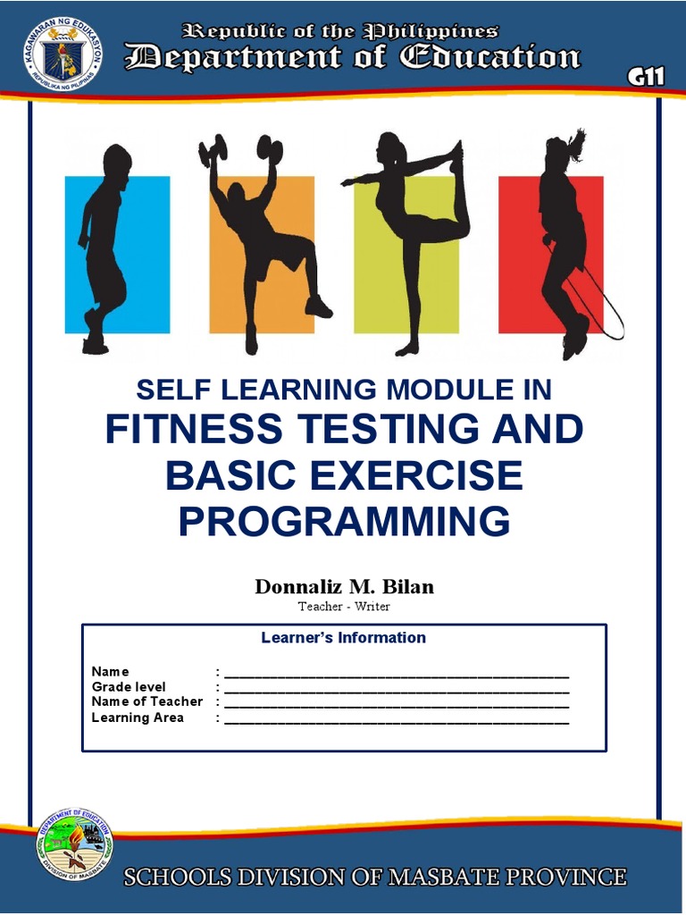 Fitness Testing and Basic Exercise Programming: Self Learning Module in ...