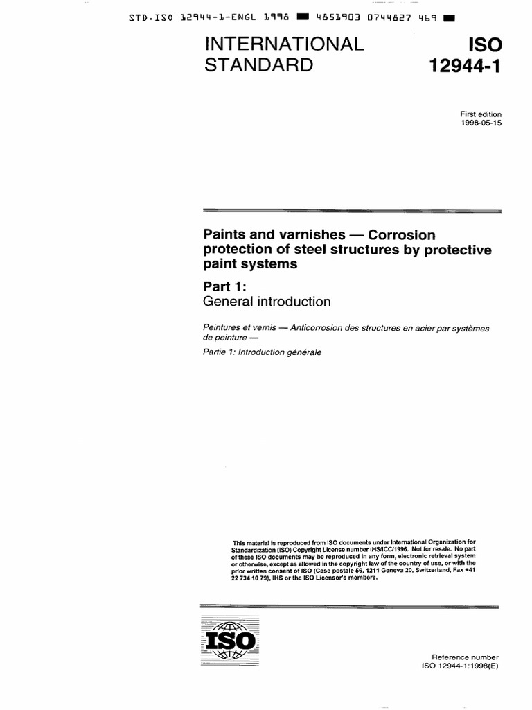 Iso 12944-1 | PDF