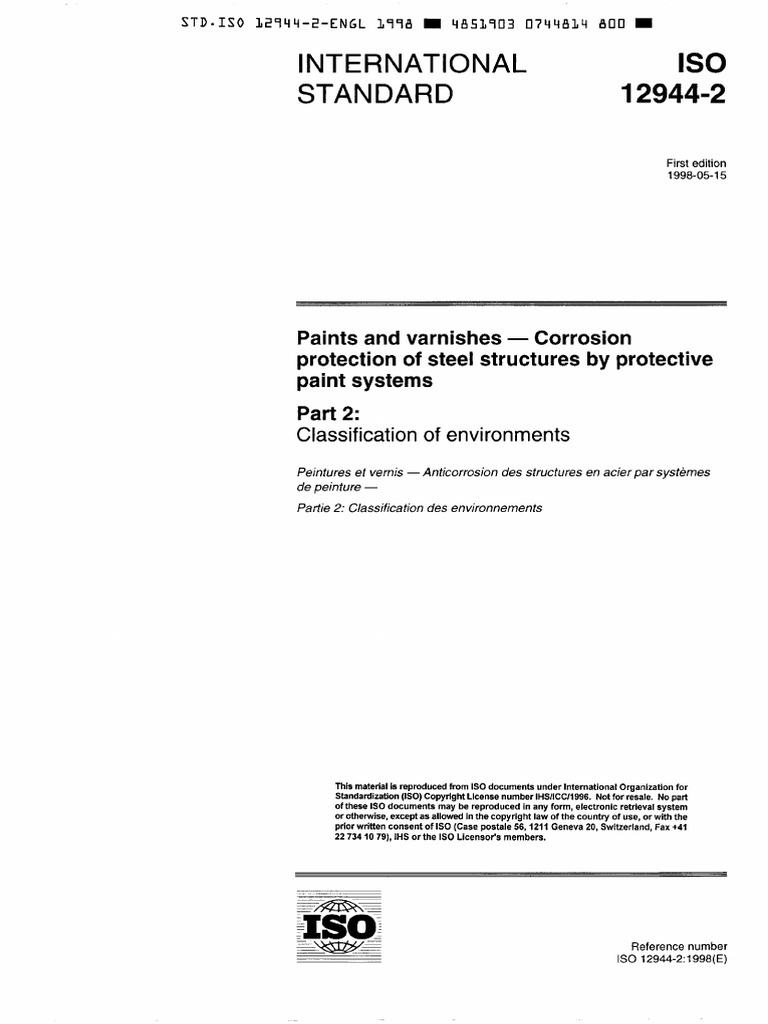 Iso 12944-2 | PDF