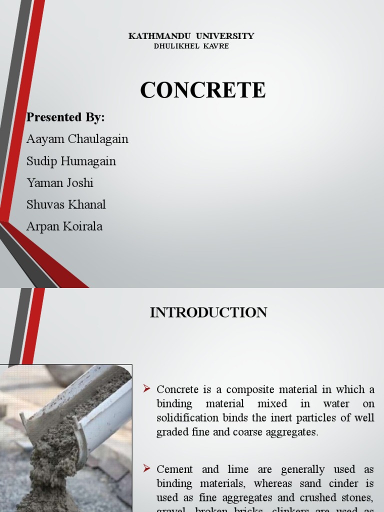 CONCRETE (Material Science & Metallurgy) | PDF | Construction Aggregate ...