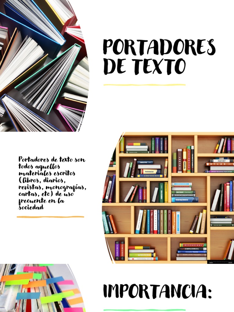 Portadores de Texto | PDF