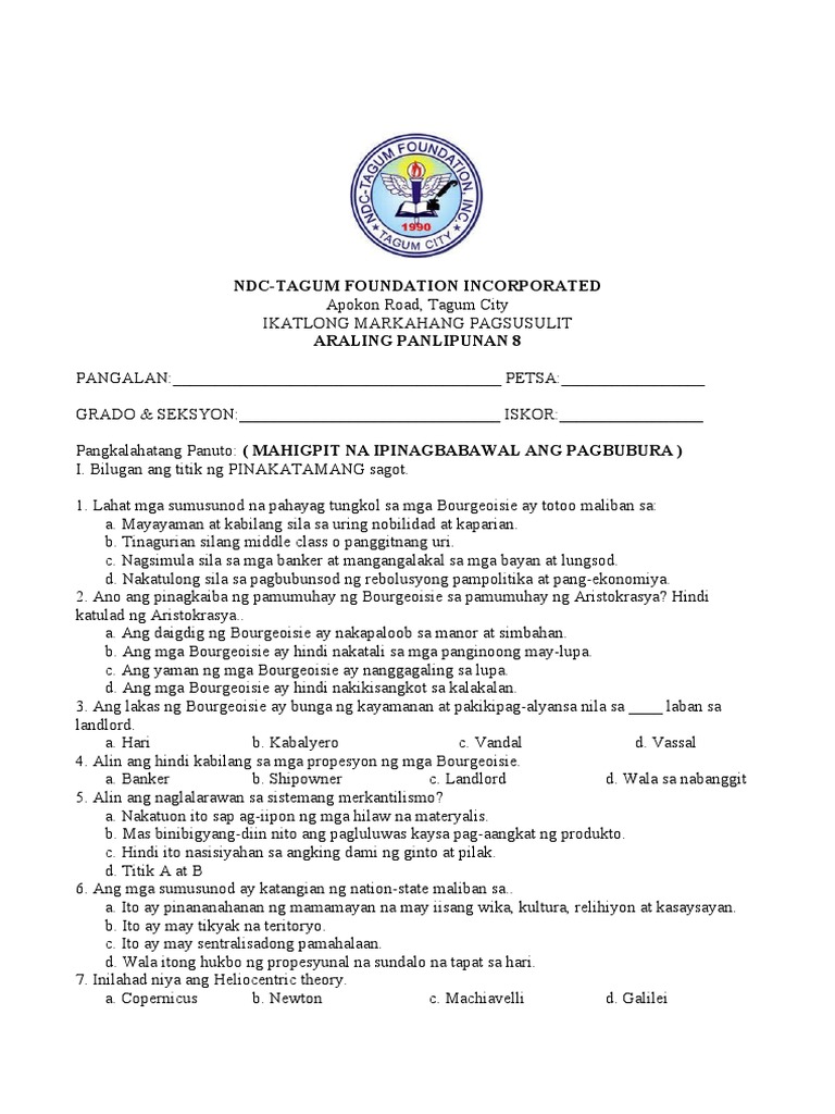Ndc-Tagum Foundation Incorporated | PDF