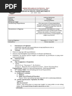 Buwan NG Kasaysayan (Action Plan) | PDF