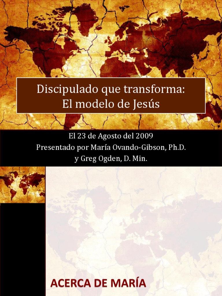 Discipulado Que Transforma El Modelo de Jesus | PDF | Jesús | Evangelio de Mateo